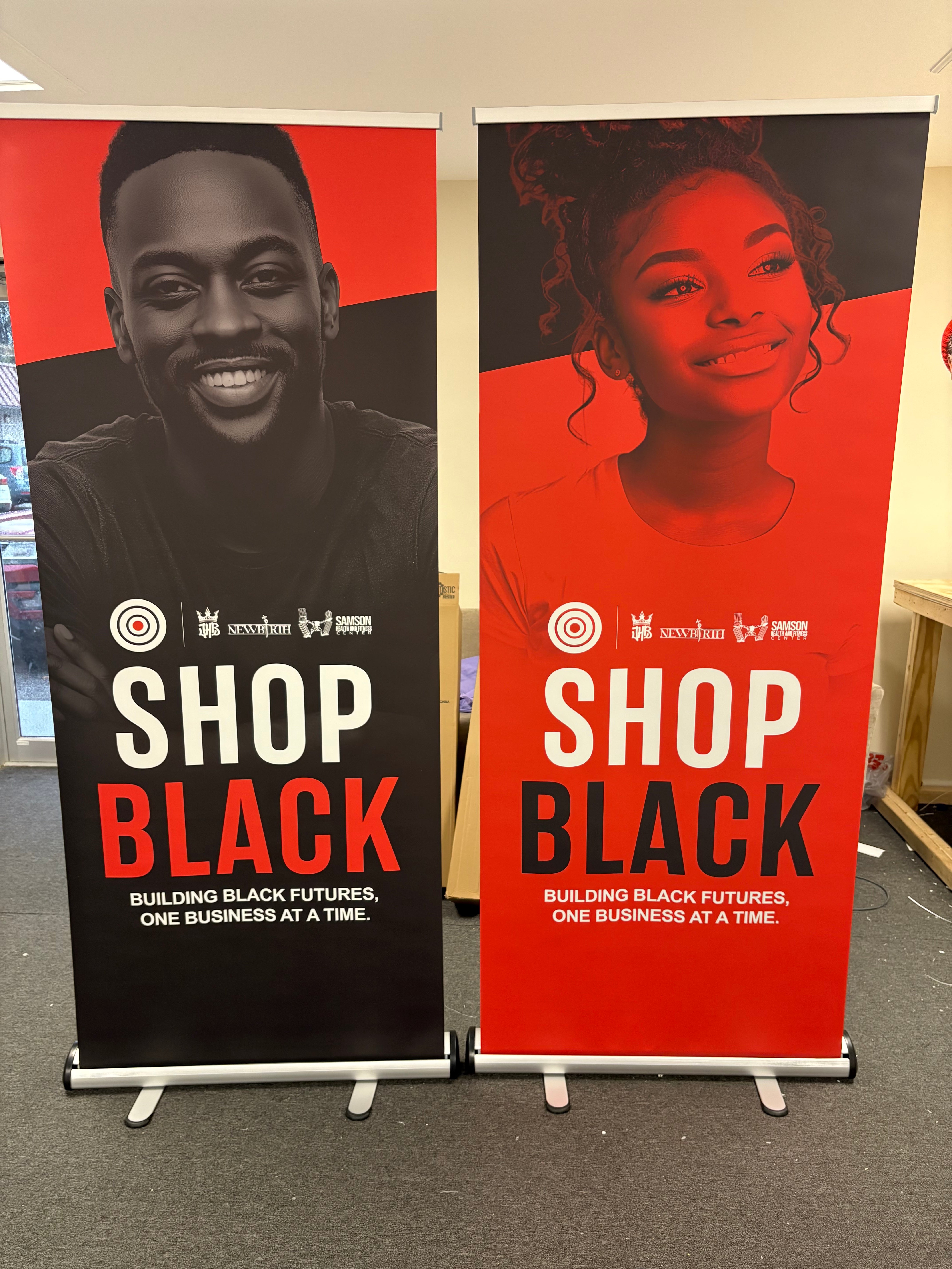 Retractable Banner and Stand – Peach City Customs